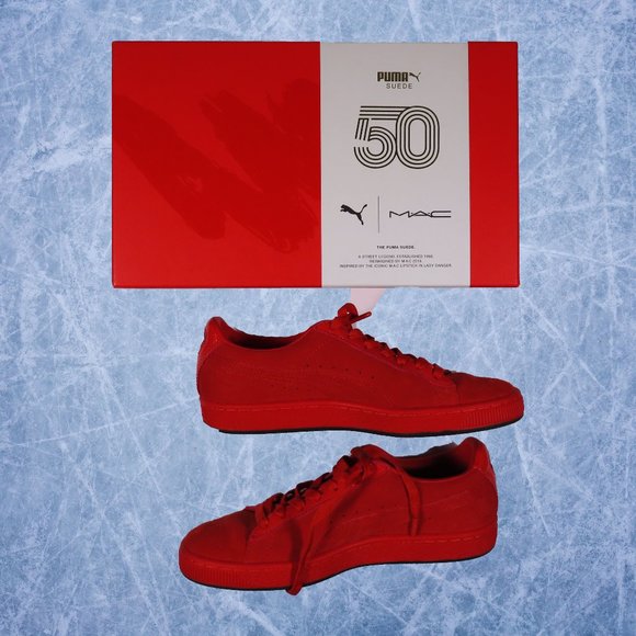 Puma | Shoes | Puma Suede Classic X Mac Two Fiery Red | Poshmark
